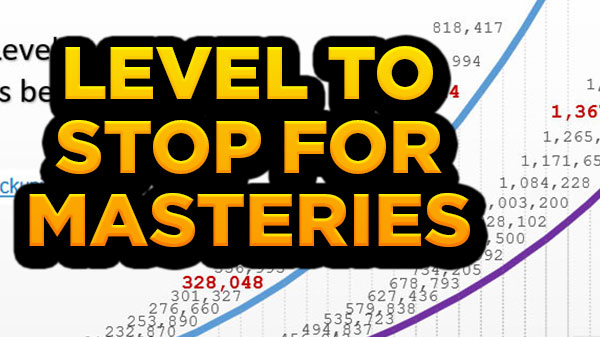 Guide: the Level at which to stop Leveling Champions before working on ...